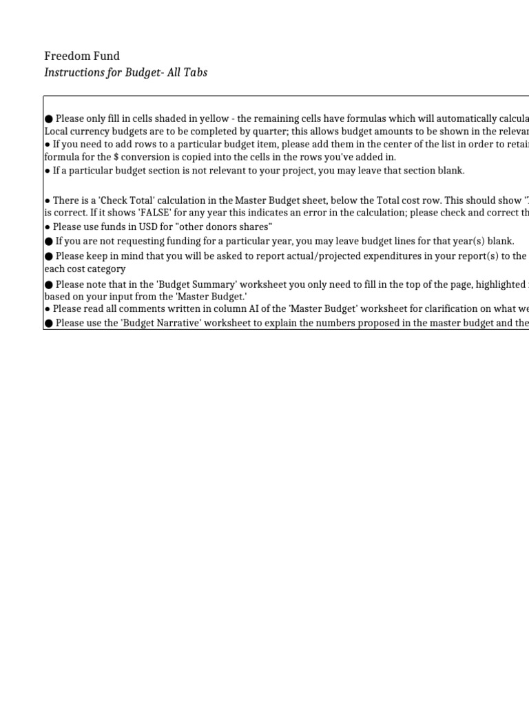 FF Partner Budget Template Indonesia (Feb 22 - Apr 24) - DFW | PDF ...