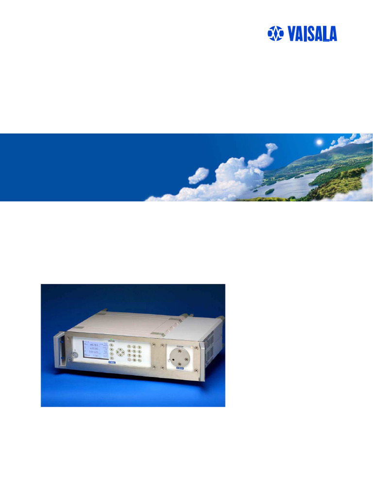 Vaisala DM500 User Guide | PDF | Electrostatic Discharge | Humidity