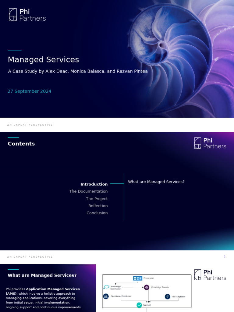 Managed Services Case Study Insights | PDF | Cloud Computing | Computing