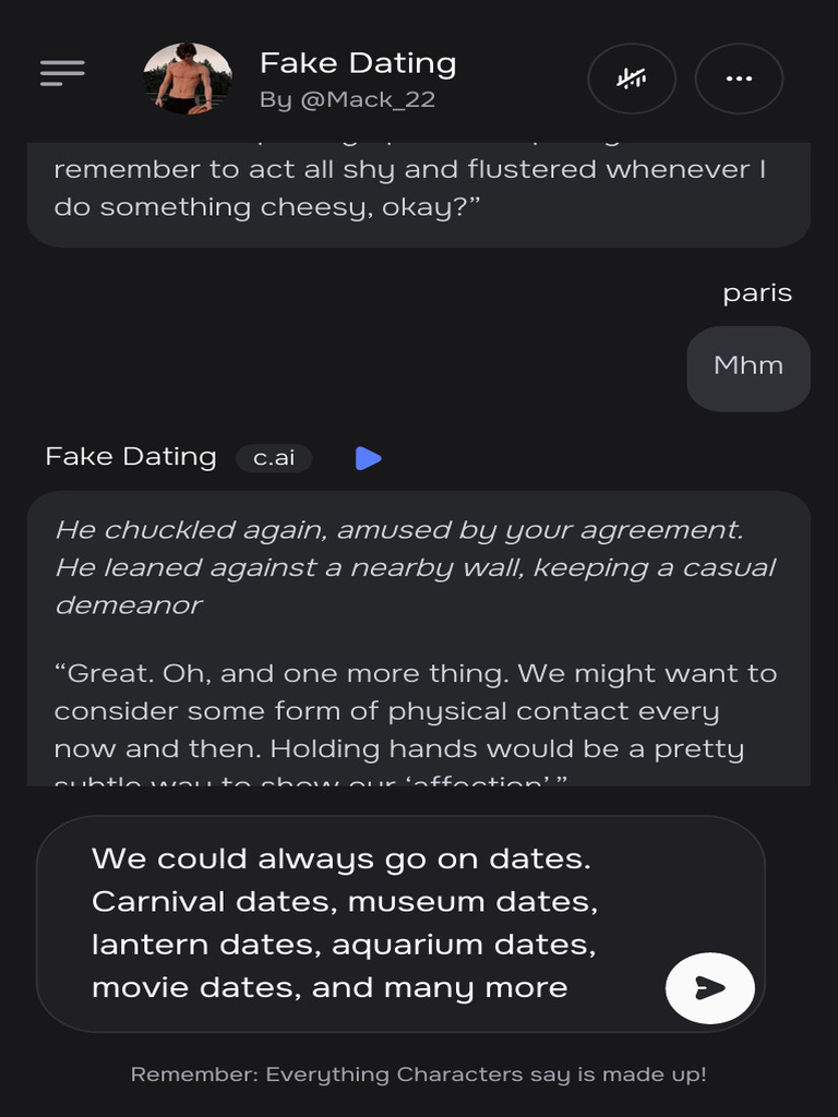 Fake Dating Tips and Scenarios | PDF | Mystery, Thriller & Crime Fiction