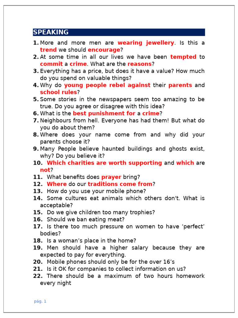 Controversial Topics for Discussion | PDF