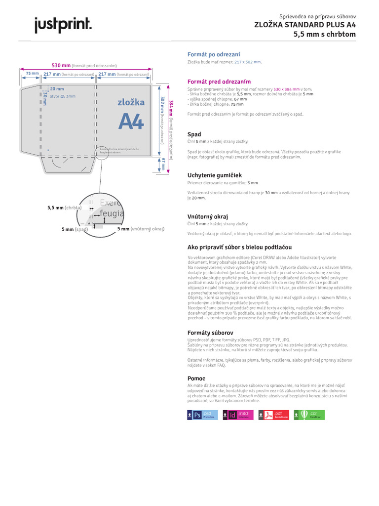 Justprint Zlozka Standard Plus 56 | PDF