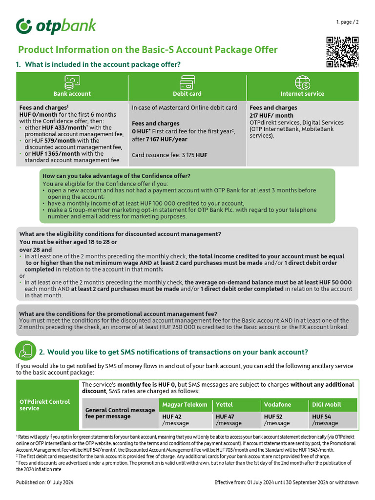 Product_Information_Basic_S_20240701 | PDF | Debit Card | Banks