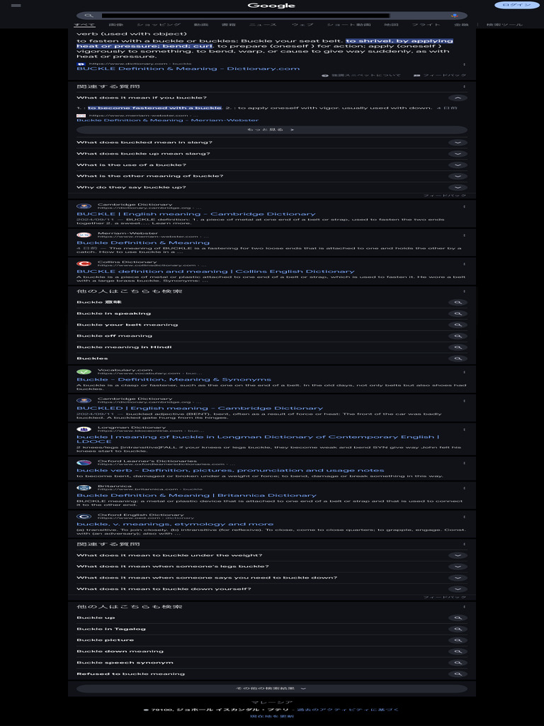Understanding 'Buckle': Definitions & Uses | PDF | Lexicology | Linguistics