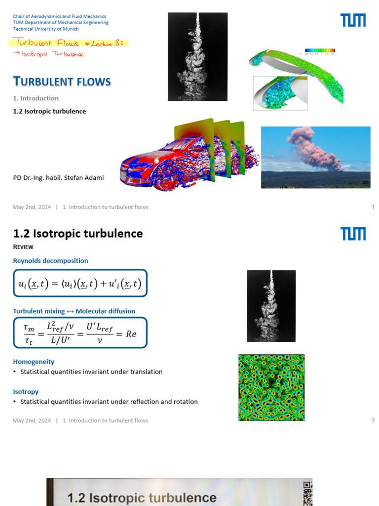 VL03_1_Introduction_2_IsotropicTurbulence | PDF | Turbulence | Fluid ...