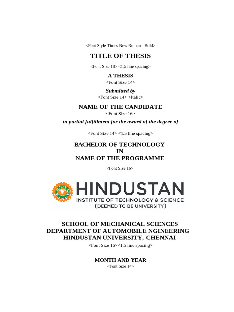 B.Tech Project Report Sample | PDF | Thesis | Life Cycle Assessment