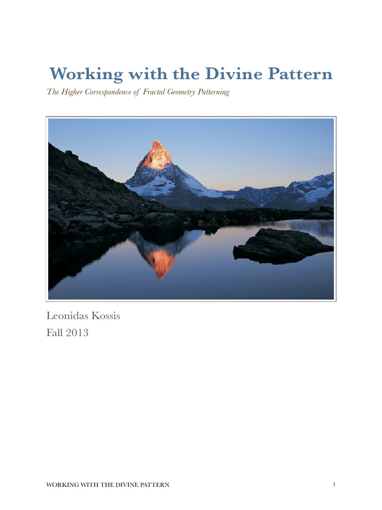 Working With The Divine Pattern | PDF | Dimension | Fractal