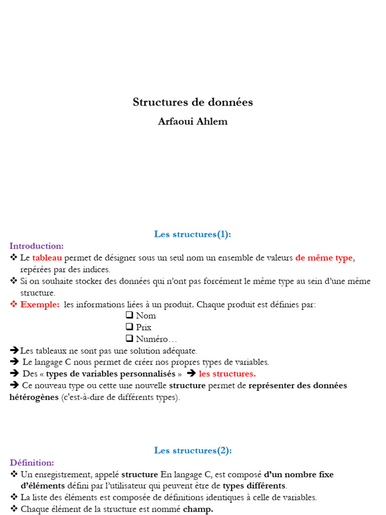 Chap 5 | PDF | C (Langage de programmation) | Variable (informatique)