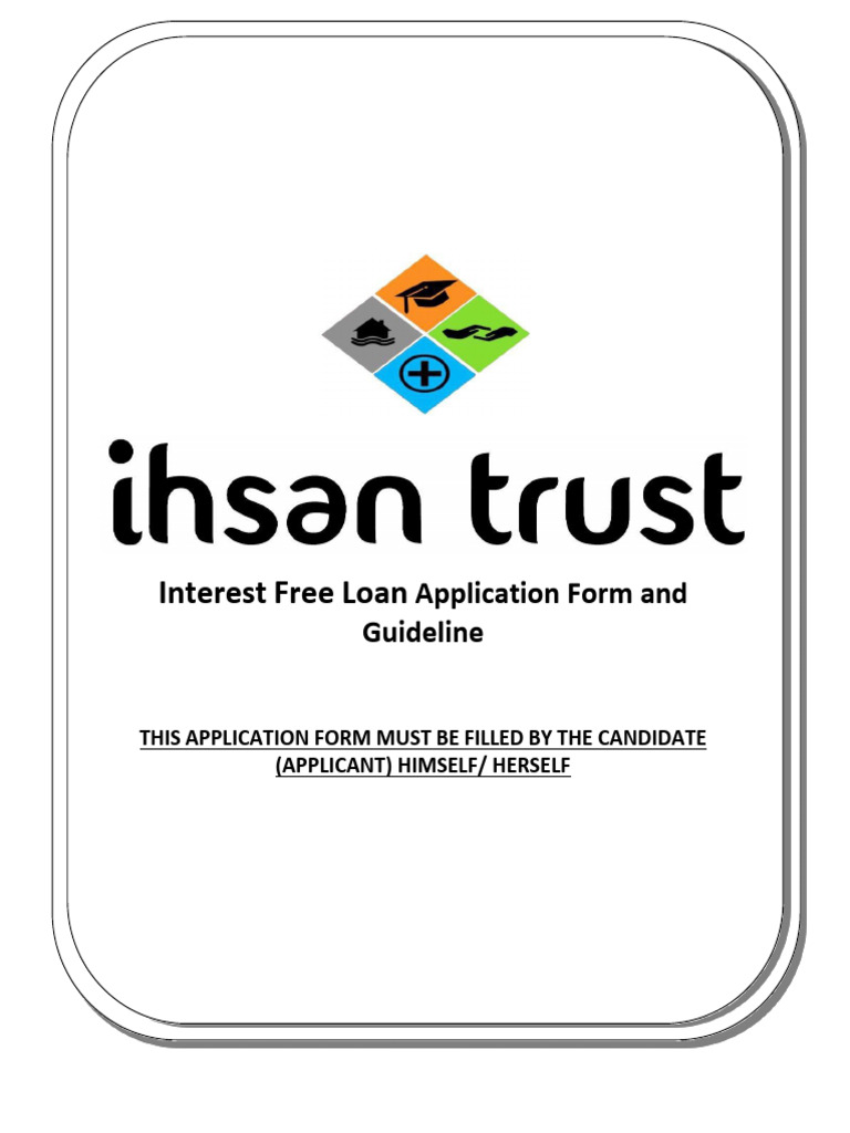 Ihsan Trust Application Form 2024 | PDF | Expense | Income