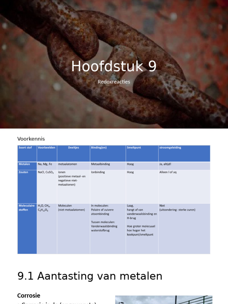 H9 Redoxreacties | PDF