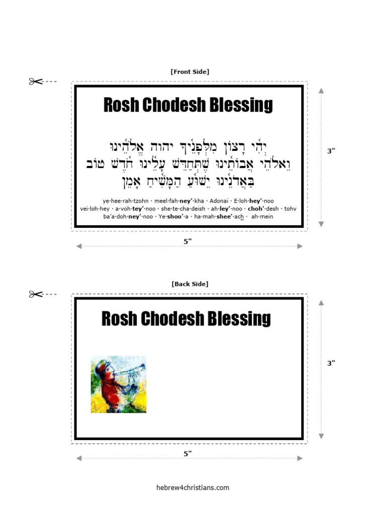 Birkat Hachodesh | PDF