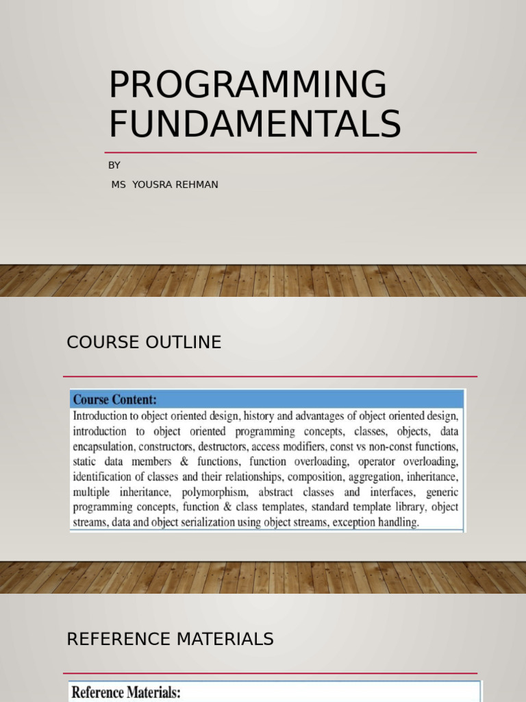 Programming Fundamentals Lec 1,2.3 | PDF | Programming | Computer Program Programming Fundamentals Lec 1,2.3 | PDF | Programming | Computer Program