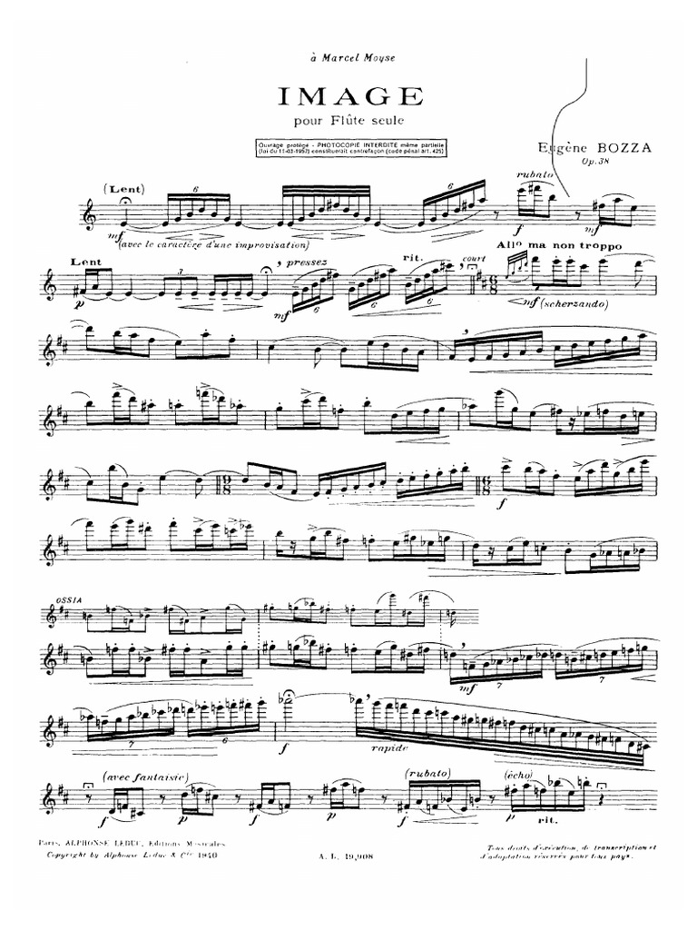 Bozza Image Flute | PDF
