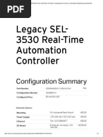 Rugged SEL-3355-2 Automation Controller | PDF | Usb | Operating System
