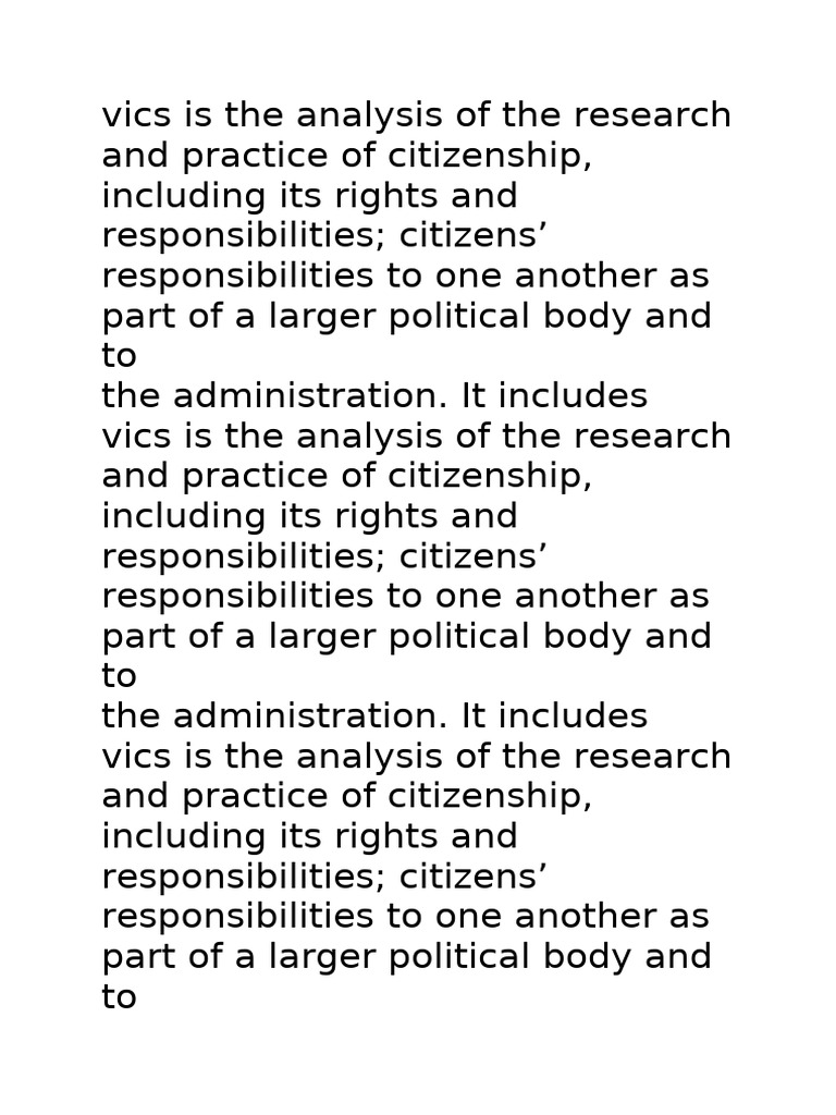 Civics | PDF | Civics | Citizenship