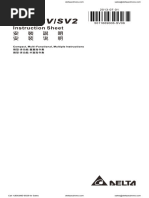 Delta DVP Sa2 Series Instruction Sheet | PDF | Programmable Logic ...
