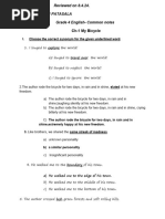 Class 3 Picture Composition Worksheet | PDF
