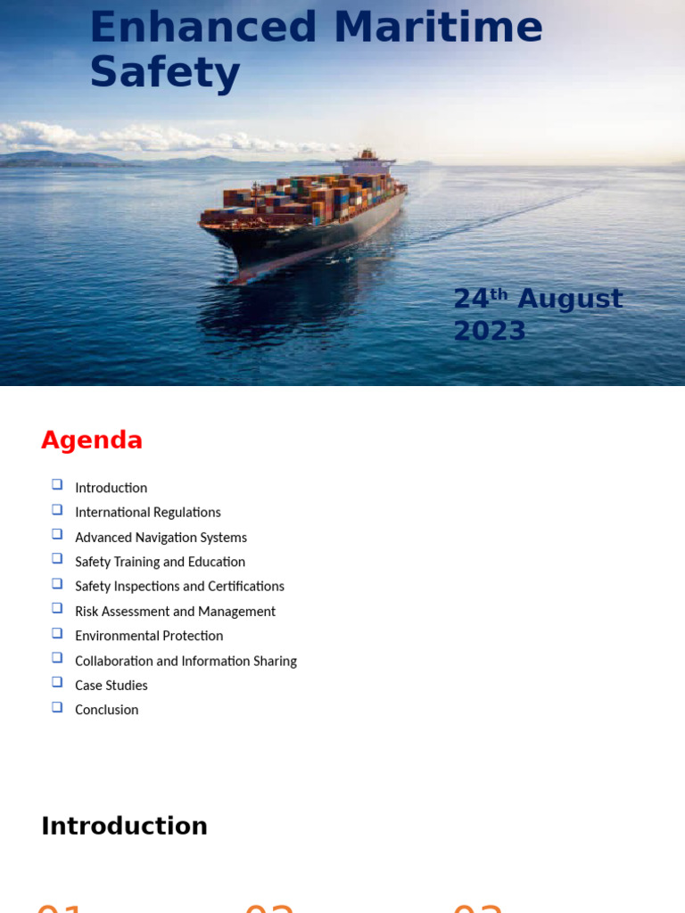 Enhanced Maritime Safety Measures | PDF | Safety | Regulatory Compliance