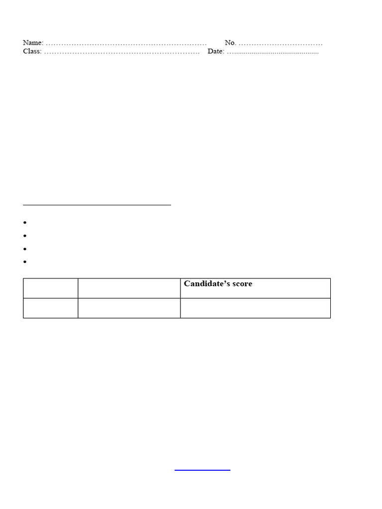 F3 Chemistry PP1 End Term 2 2023 Exam Questions | PDF | Proton ...