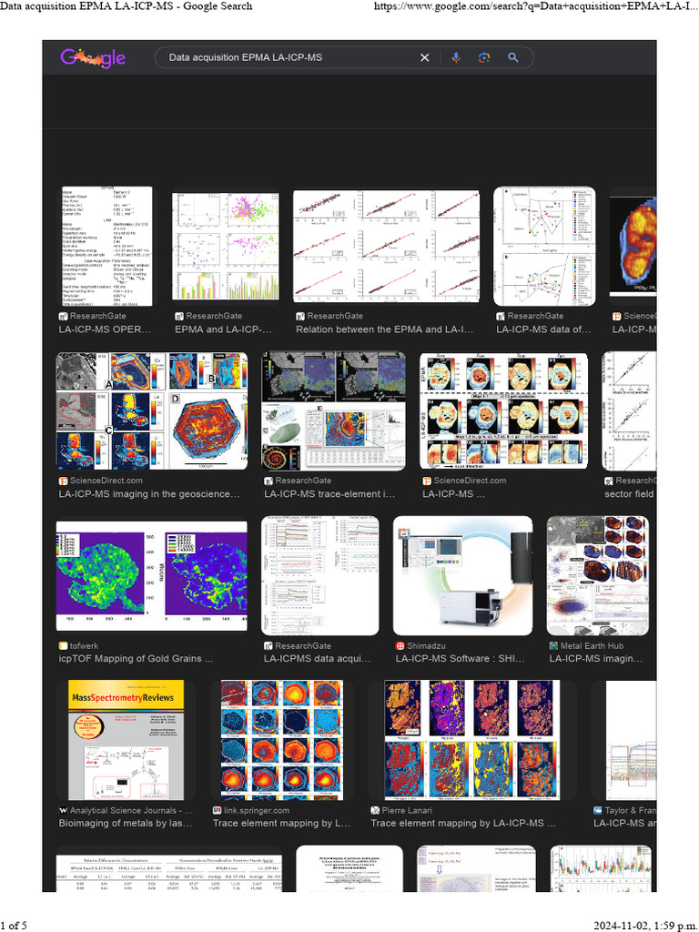 EPMA and LA-ICP-MS Data Analysis | PDF | Analytical Chemistry ...