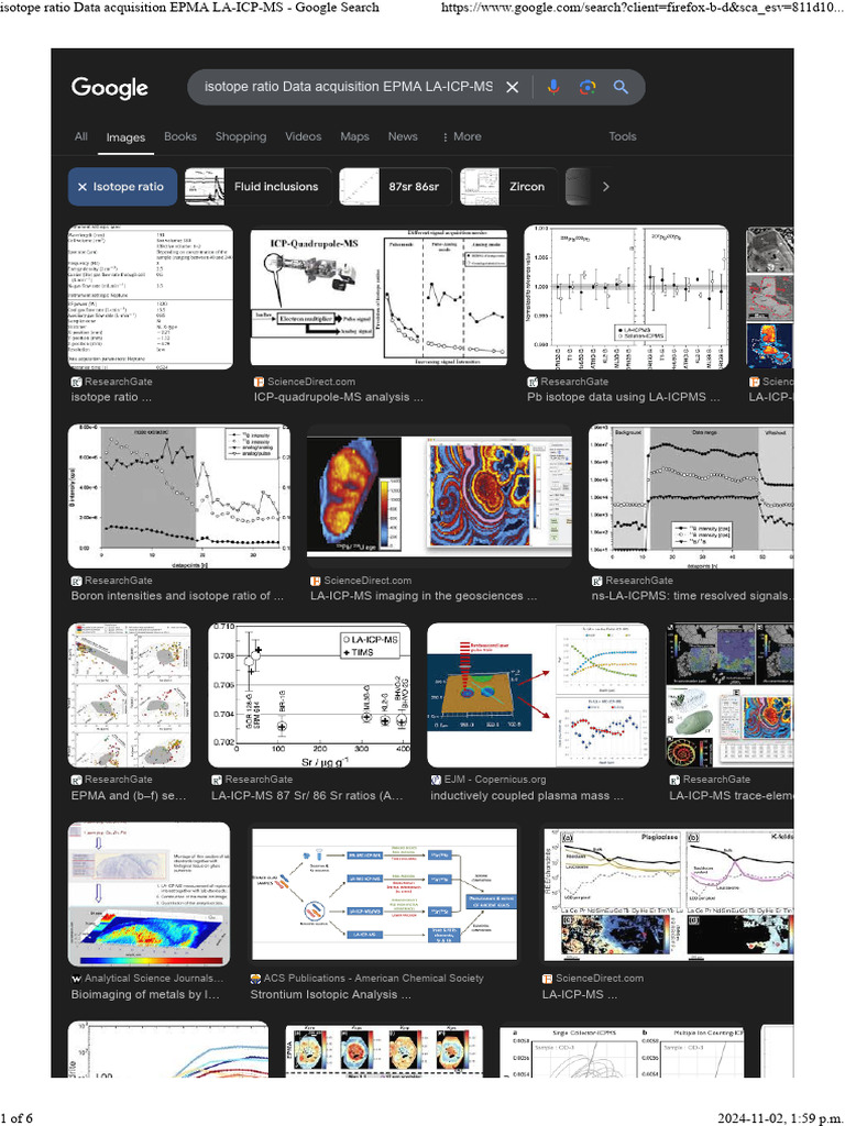 Isotope Ratio Data Acquisition EPMA LA-ICP-MS - Google Search | PDF | Atoms | Chemical Elements