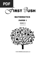 Grade 10 Term 3 Test 1.. | PDF | Mathematics