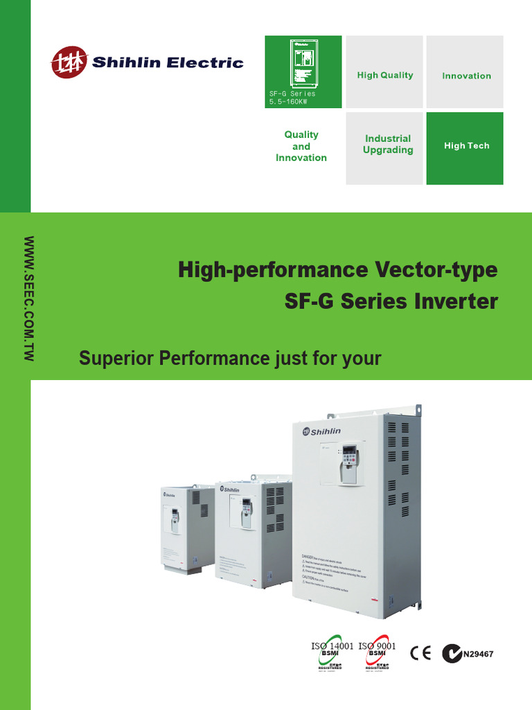 Industrial Inverter Manual | PDF | Power Inverter | Electrical Engineering