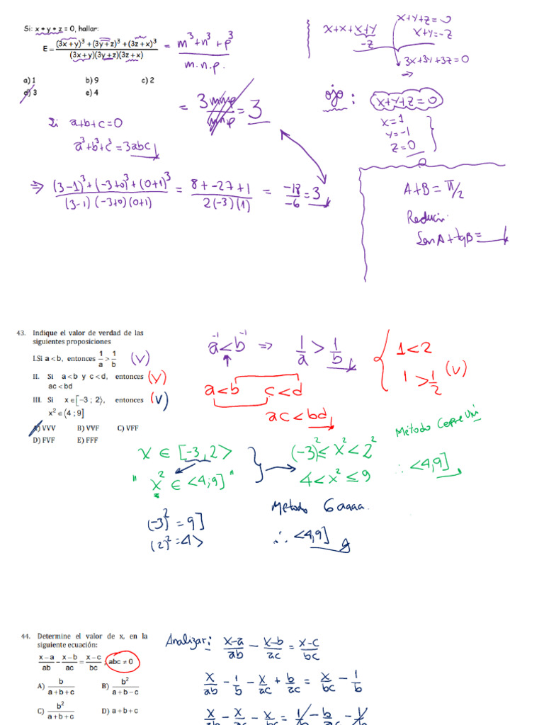 Algebra Tema 3 | PDF