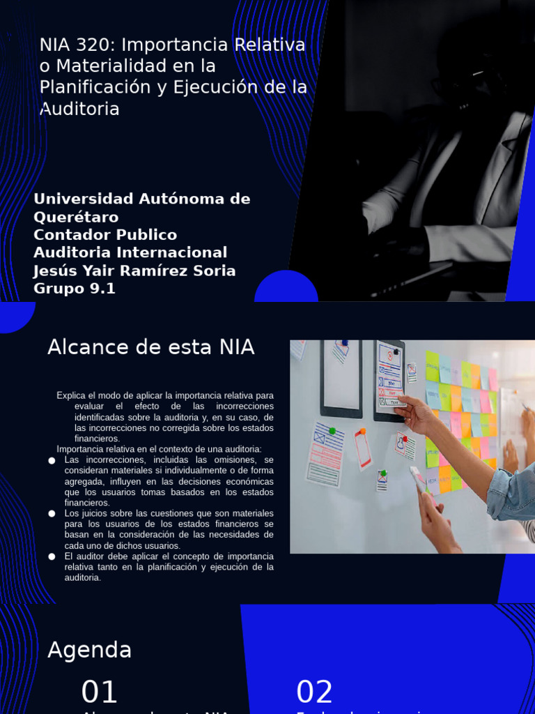 NIA 320 Auditoria Internacional | PDF | Auditoría | Contabilidad