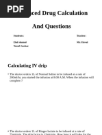 Heparin Drip Practice Calculation Problems For Nursing | PDF