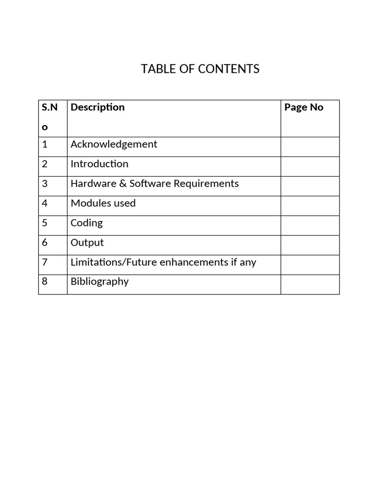 Table of Contents | PDF | Computers