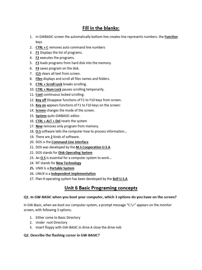 PES W Computer Worksheet Class 7 | PDF | Operating System | World Wide Web