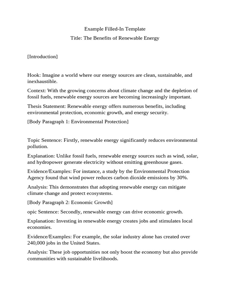 Process Essay Examples | PDF