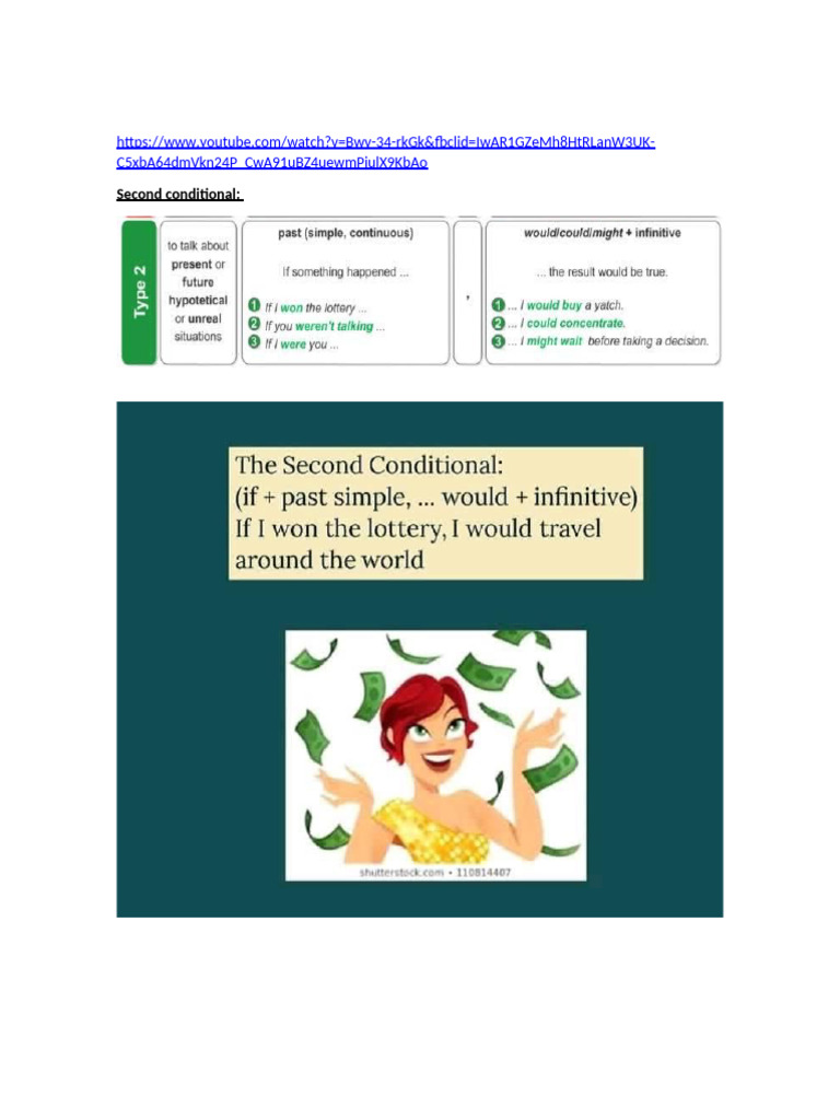 Second and Third Conditional Sentences | PDF | Technology & Engineering