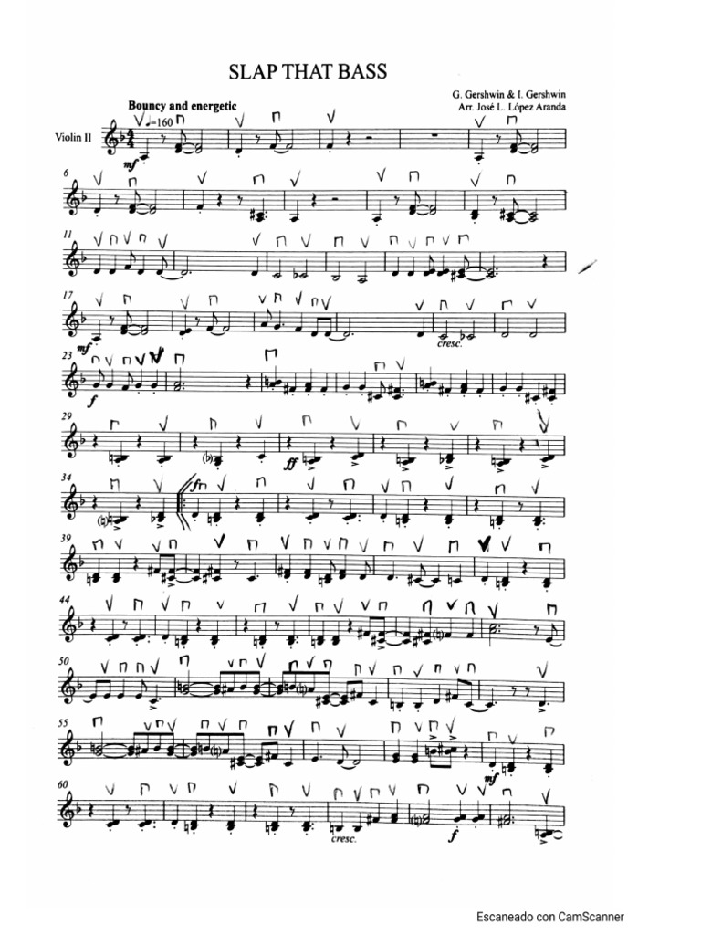 Slap That Bass | PDF