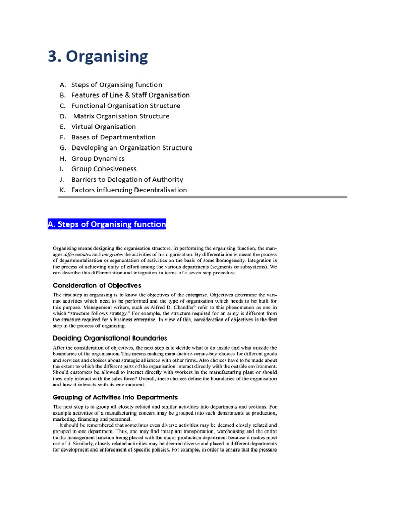 SYBAF POM UNIT 3 | PDF | Organizational Structure | Leadership