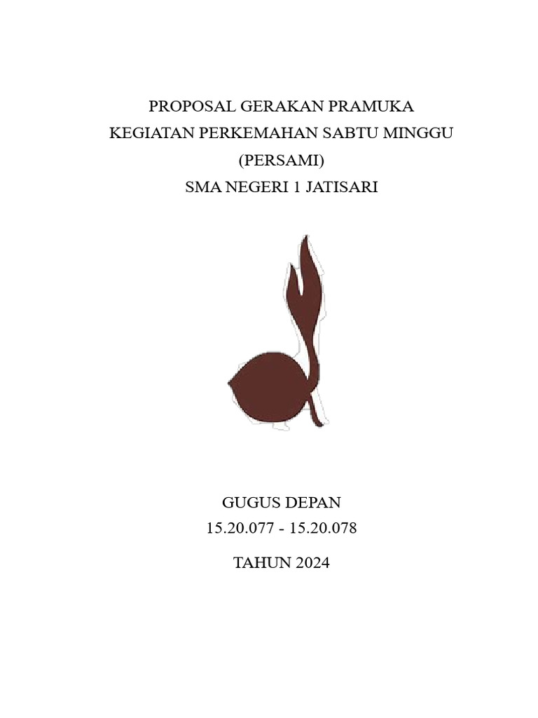 Proposal Kegiatan Persami | PDF