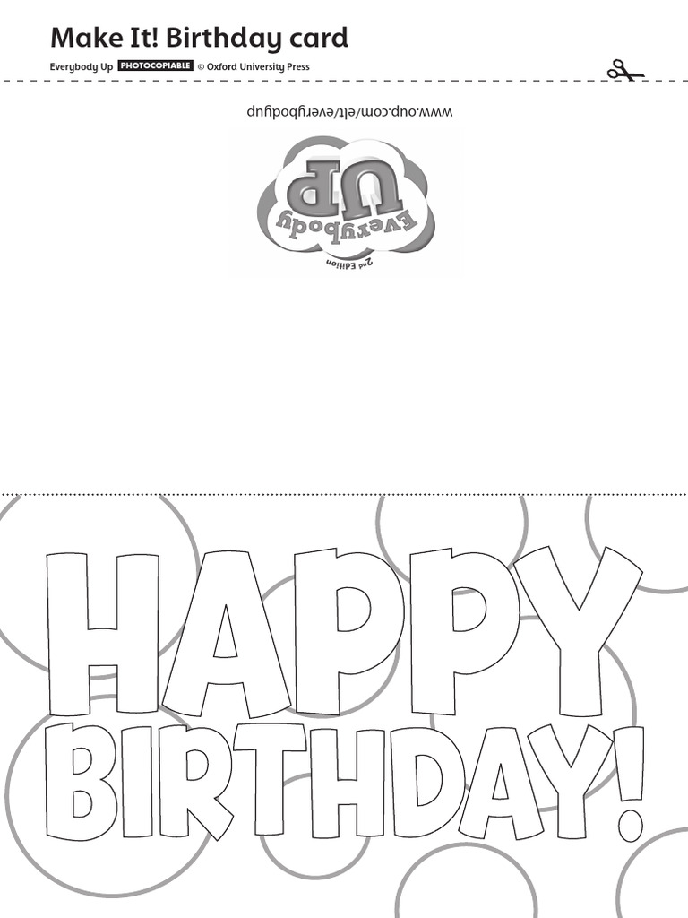 Eu2e Birthday Card | PDF | Science & Mathematics