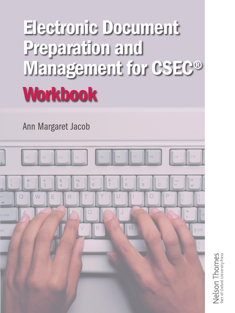 EDPM WORKBOOK - Ann Margaret Jacob - 9780198358619 | PDF | Spreadsheet ...