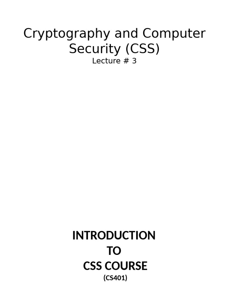 CSS-2024-25-BE-CE-A-B-Sem-VII-OTH-Lec-3-Unit-II-Symmetric-Ciphers | PDF ... CSS-2024-25-BE-CE-A-B-Sem-VII-OTH-Lec-3-Unit-II-Symmetric-Ciphers | PDF ...