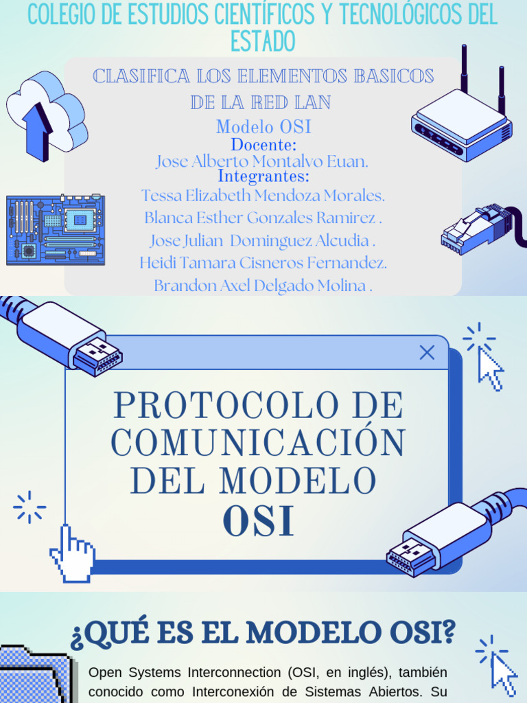 Protocolo de Comunicación del Modelo OSI | PDF | Modelo osi | Red de computadoras