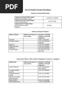 Namibia Emergency Ambulance Contacts | PDF | Emergency Medical Services ...
