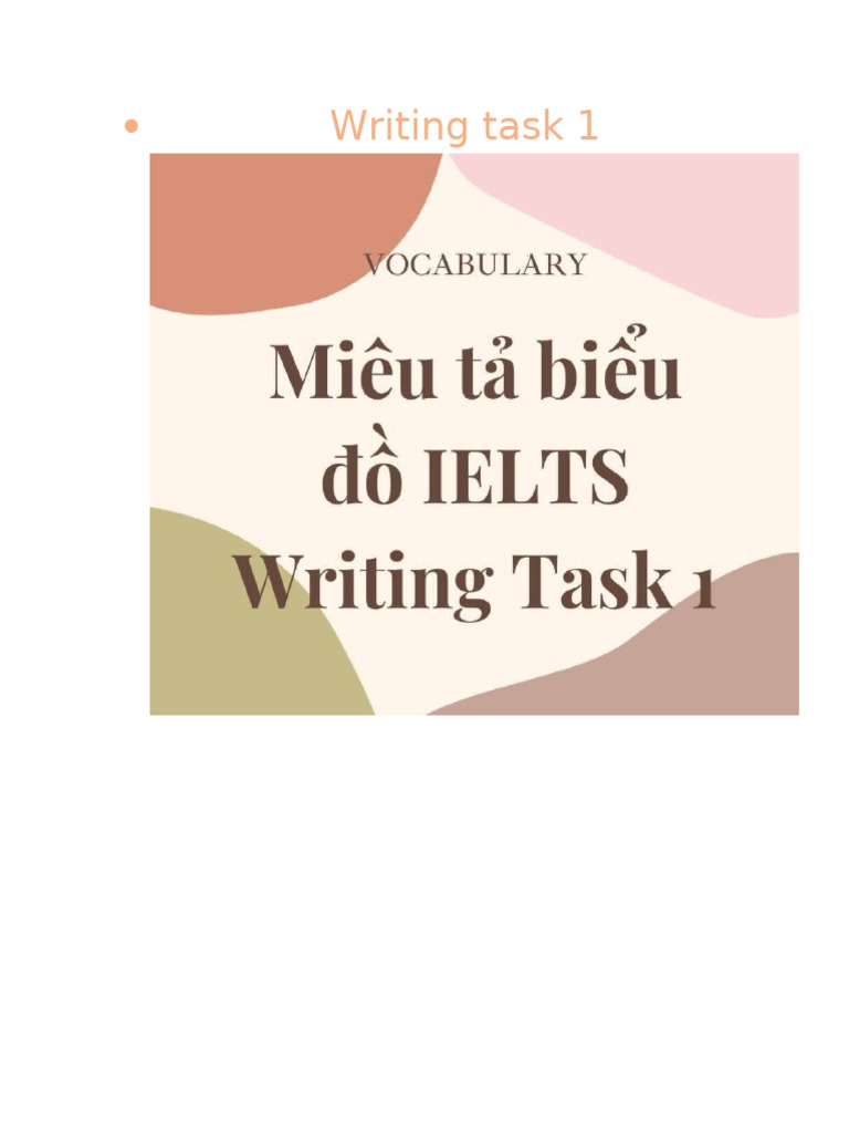 Writing Task 1 | PDF