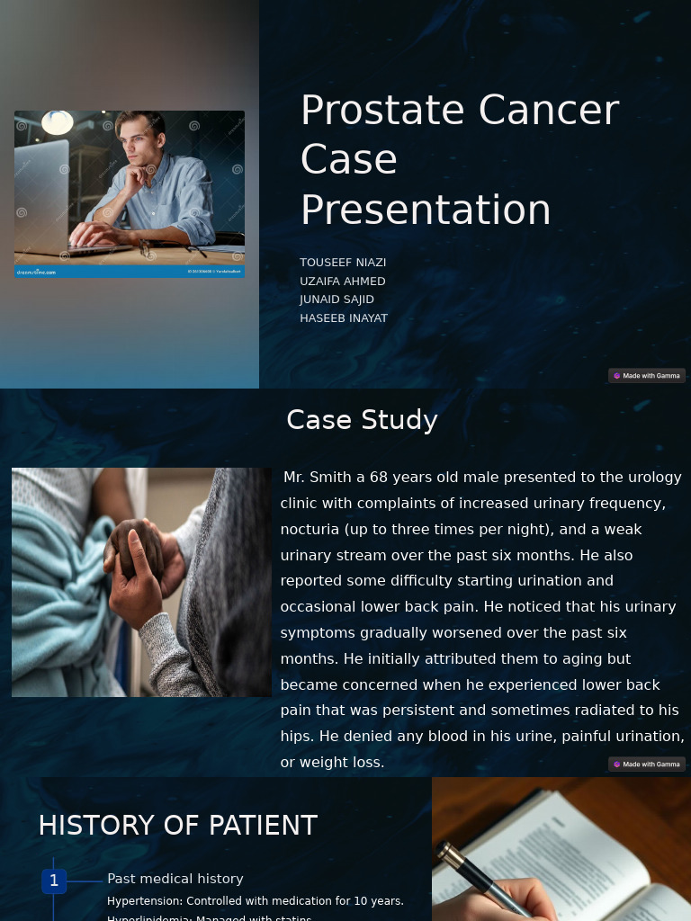 Prostate Cancer Case Presentation | PDF | Prostate Cancer | Prostate