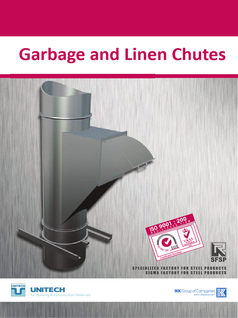 Garbage and Linen Chutes | PDF | Fire Sprinkler System | Door