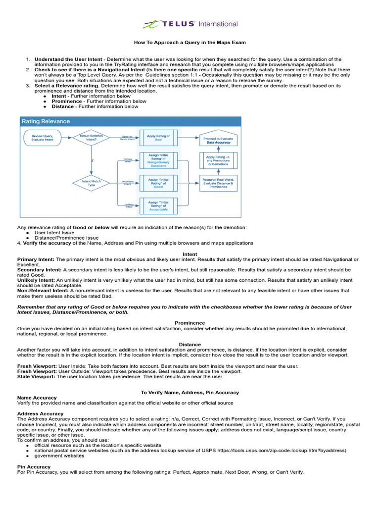 Maps Exam Query Evaluation Guide | PDF | Accuracy And Precision | Computing