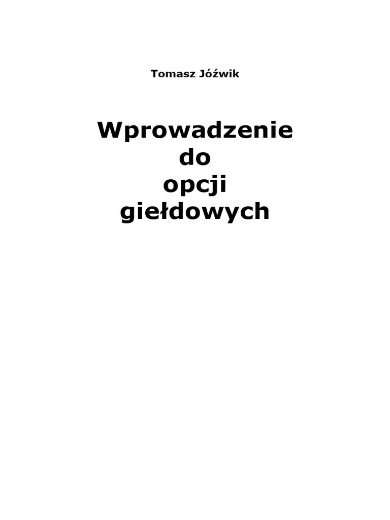 Opcje - Broszura-1 | PDF