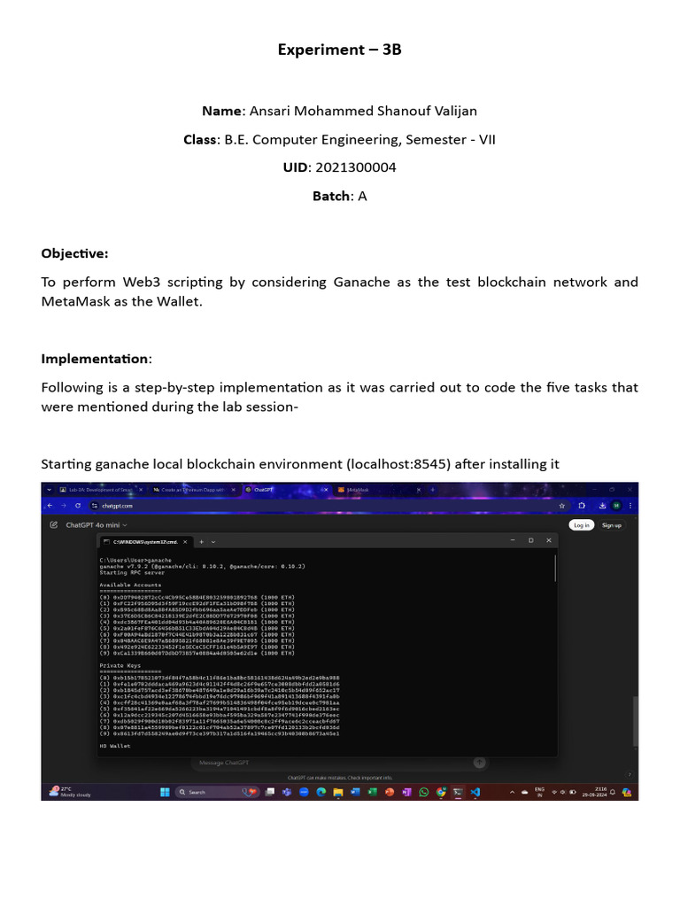 Experiment-3B | PDF | Software | Computer Science