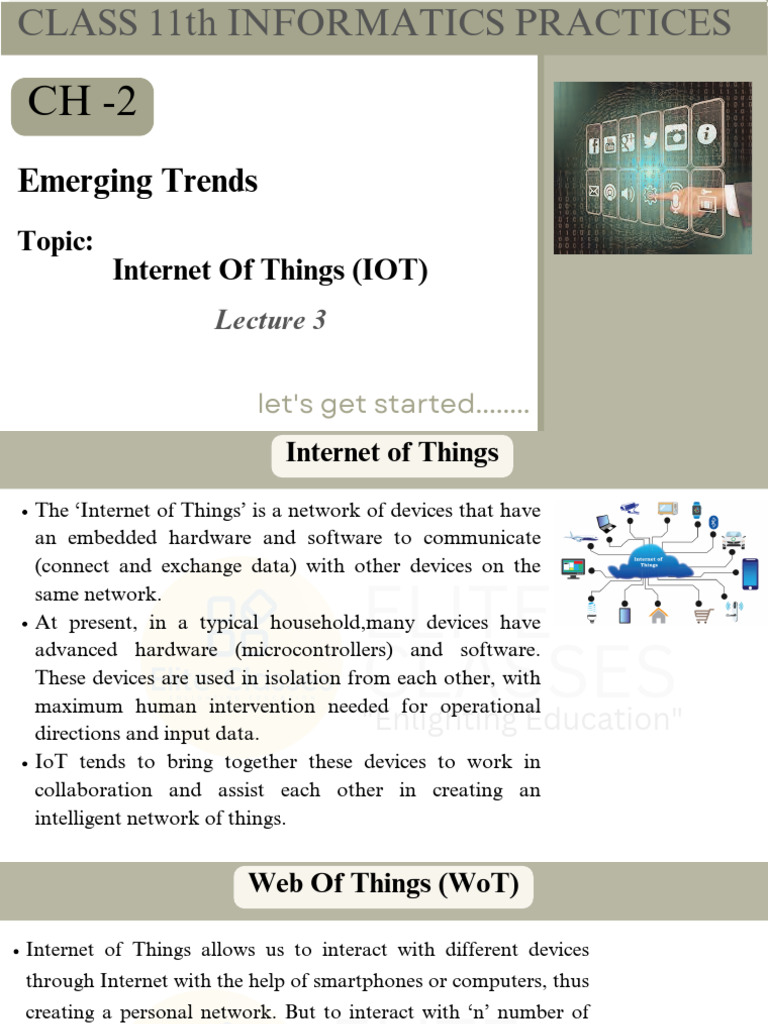IOT l-3 | PDF | Internet Of Things | Computer Network