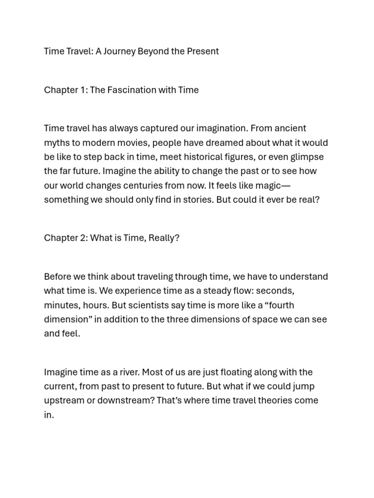 Time Travel | PDF | Time Travel | Time